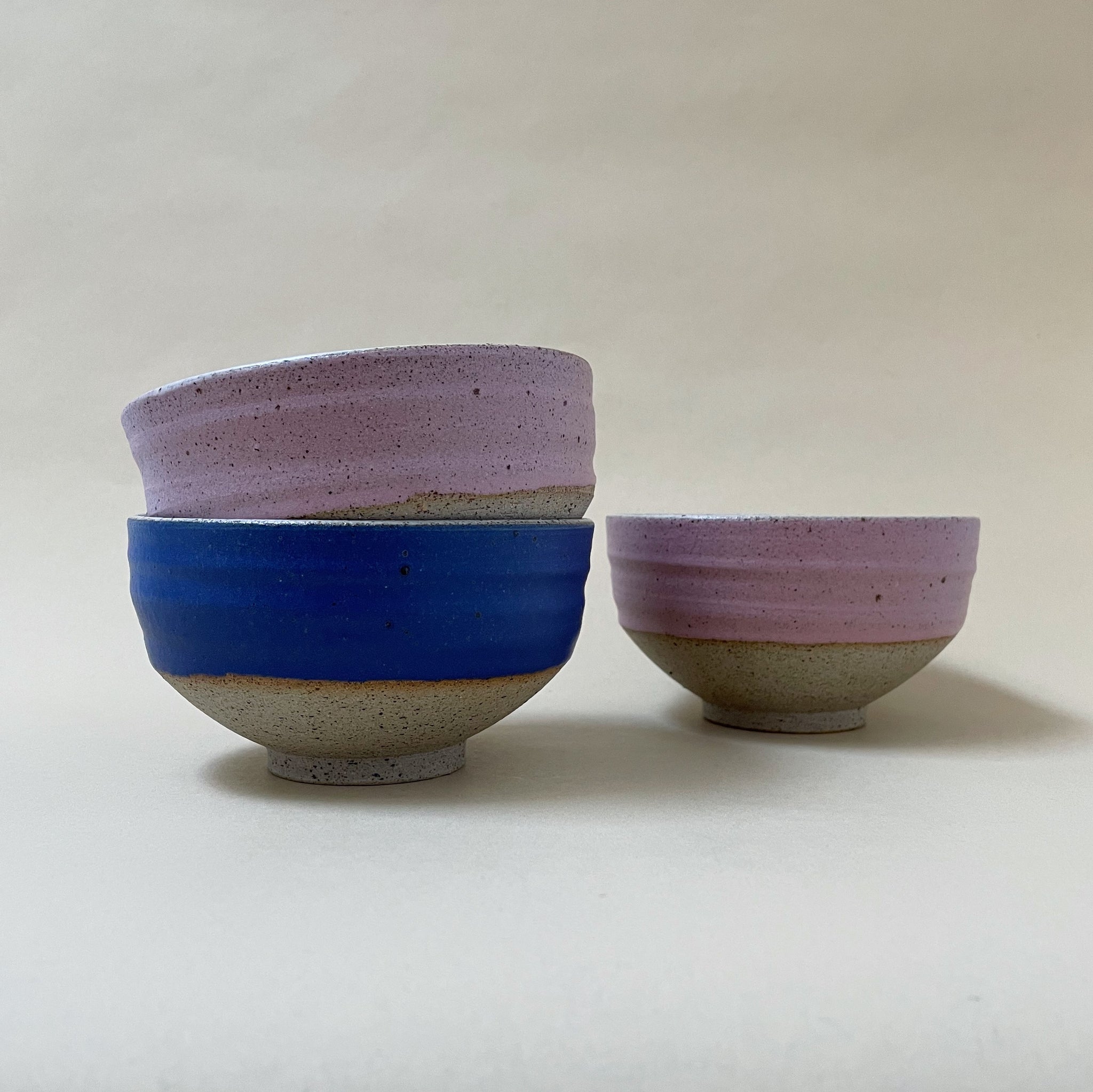 Keramik matcha kop, Chawan/Skål, Håndlavet Anna Bystrup, Blå